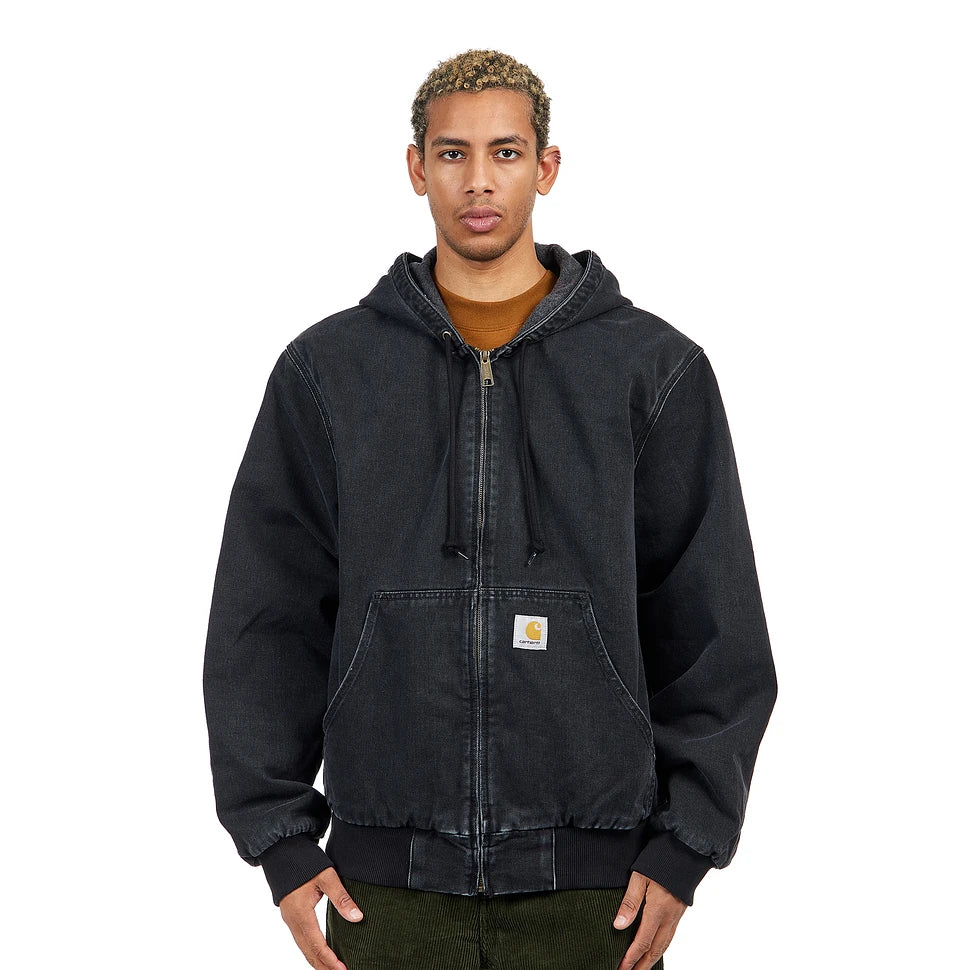 Carhartt WIP OG Active J140 Jacket Maitland Denim Black Stone Washed | DUNE